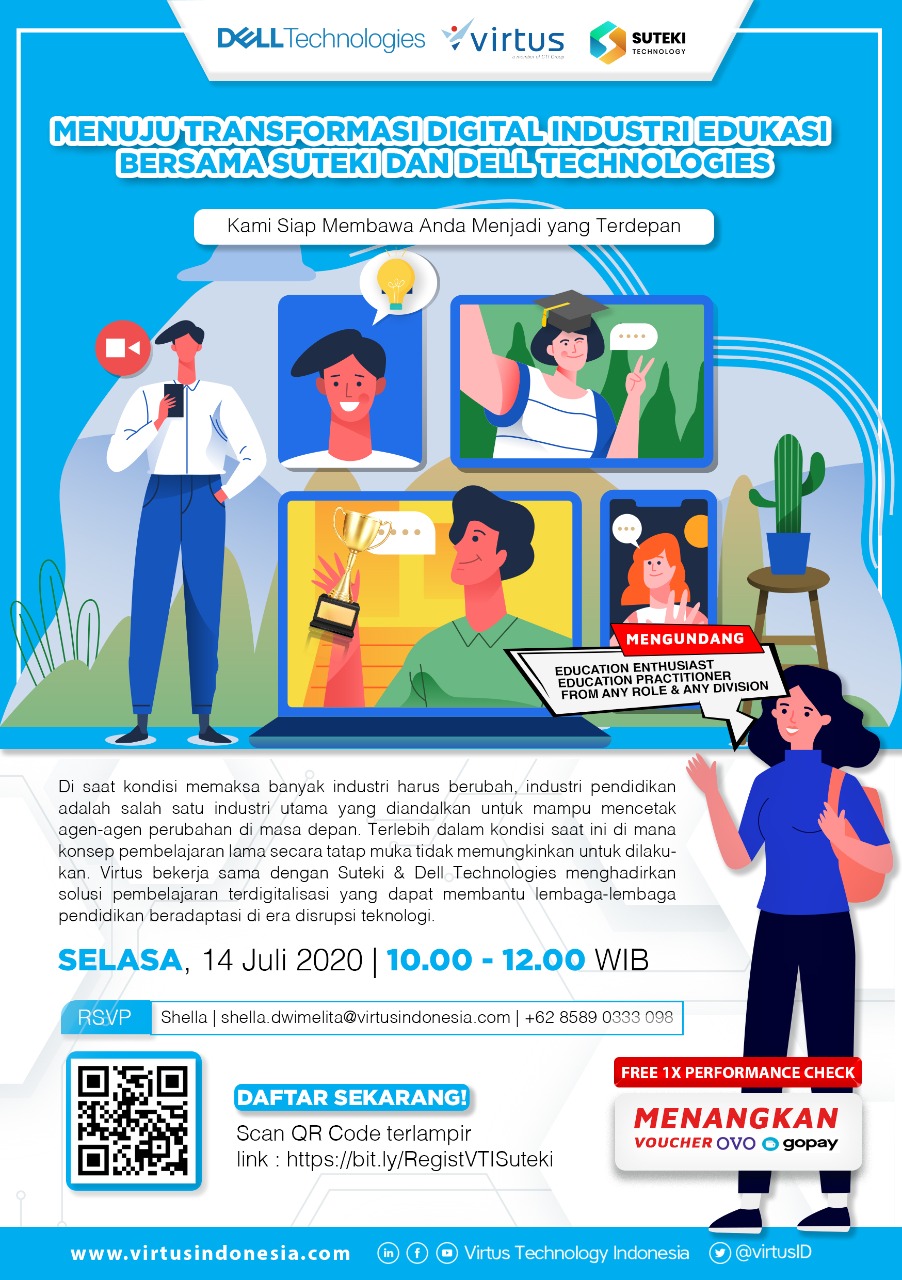 Webinar Event: Transformasi Digital Industri Bersama Suteki dan Dell..
